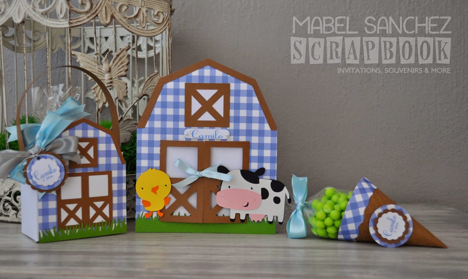 Stamping Paper: Set Fiesta en la Granja