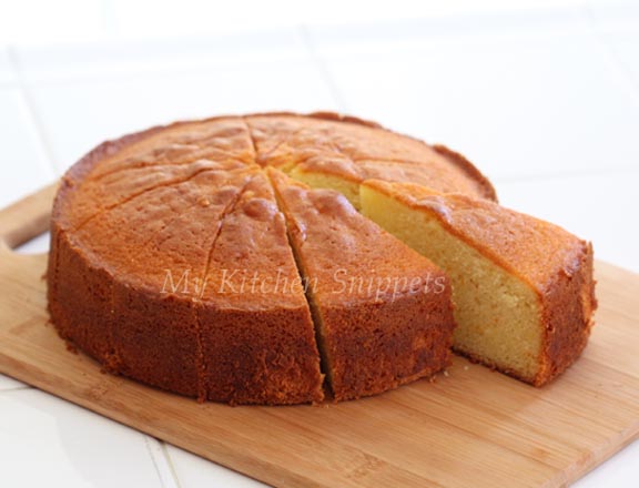 My Kitchen Snippets: Orange Butter Cake