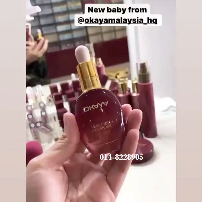 Okaya 100% Pure Argan Oil - Makeup Viral Terlaris & Terbaik!