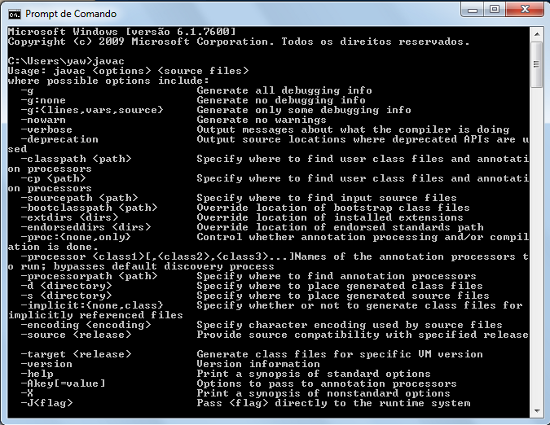 Protocolo TI: Instalando Java 7 no Windows 7