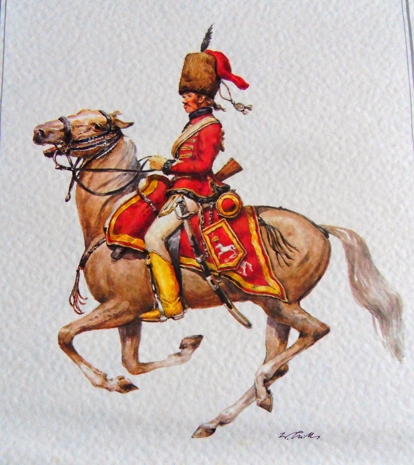 Tall Boots In Art: uniform plates