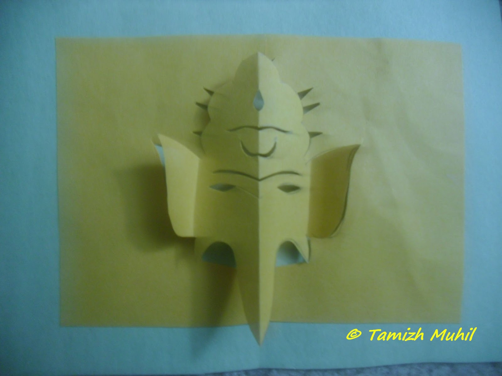 3D Paper Ganesha