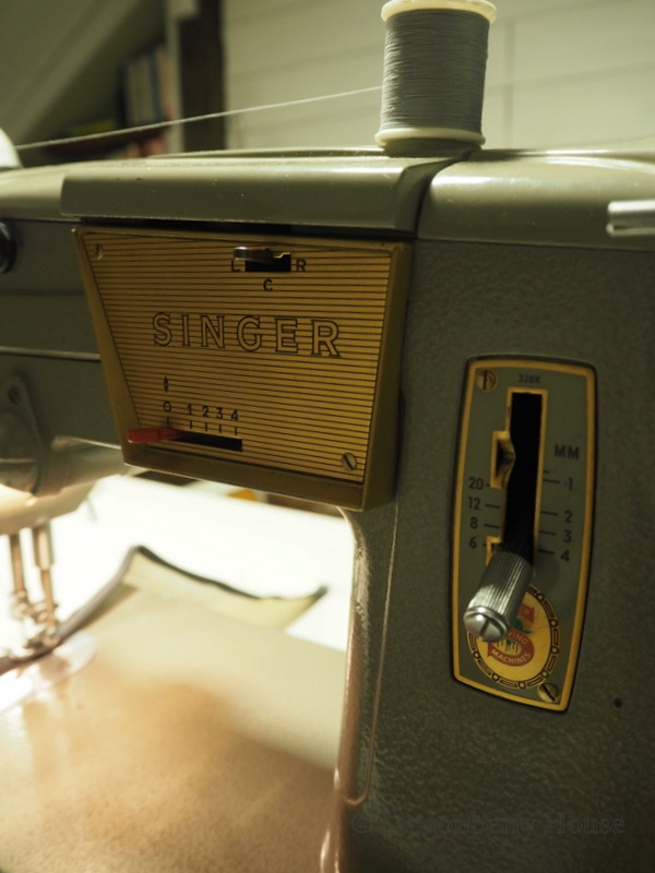 Lingonberry House: Singer 328 K sewing machine