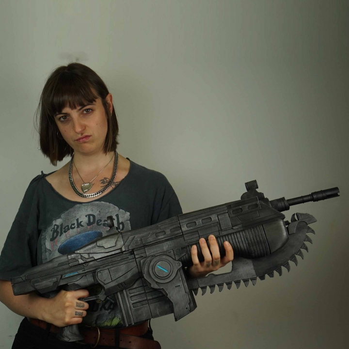 Gears Of War Lancer- CHAINSAW GUN! - Free 3D Printer Models