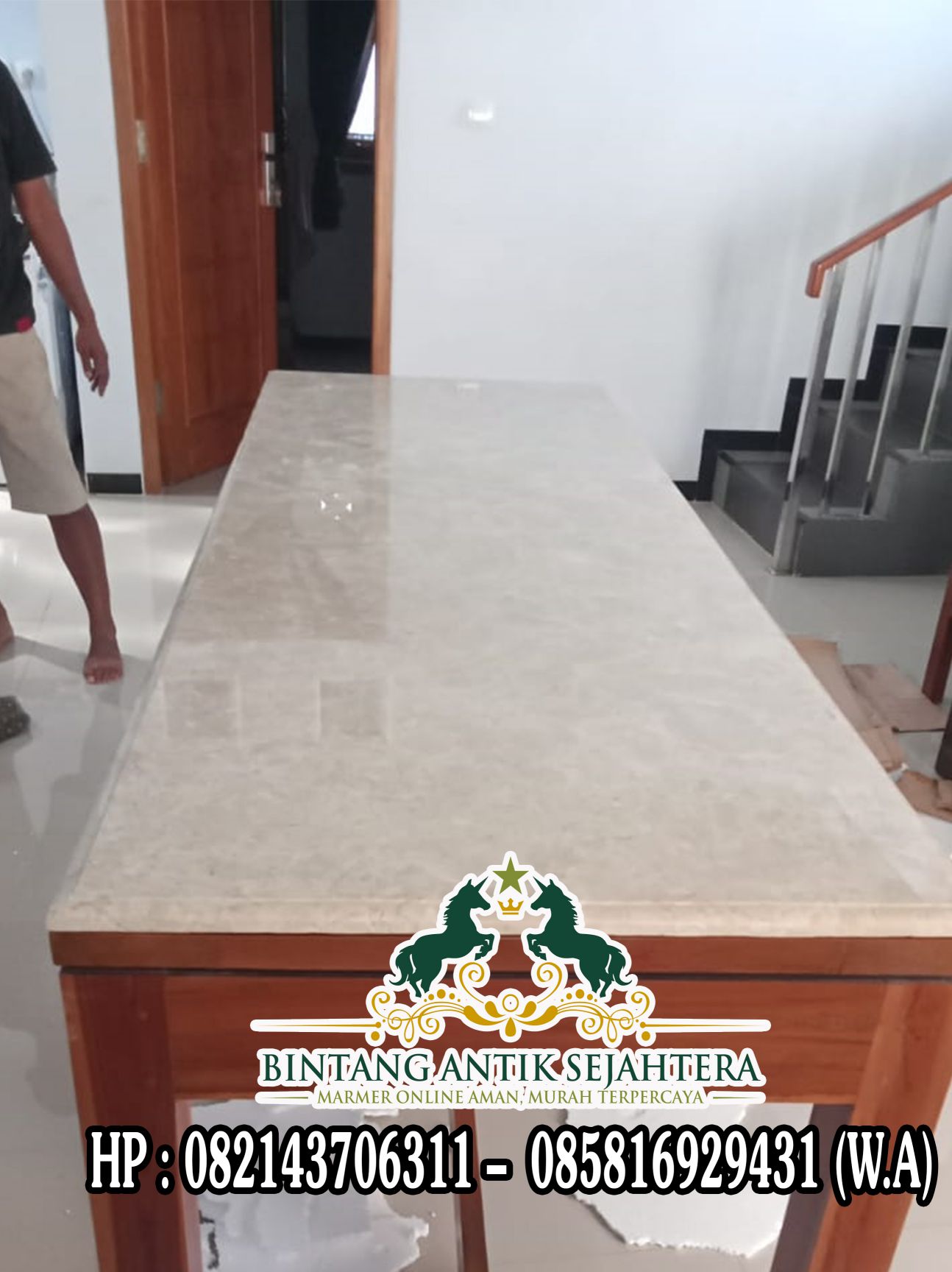 Toptable Marmer Ruang Tamu Super Minimalis Terlaris di Bintang Antik ...