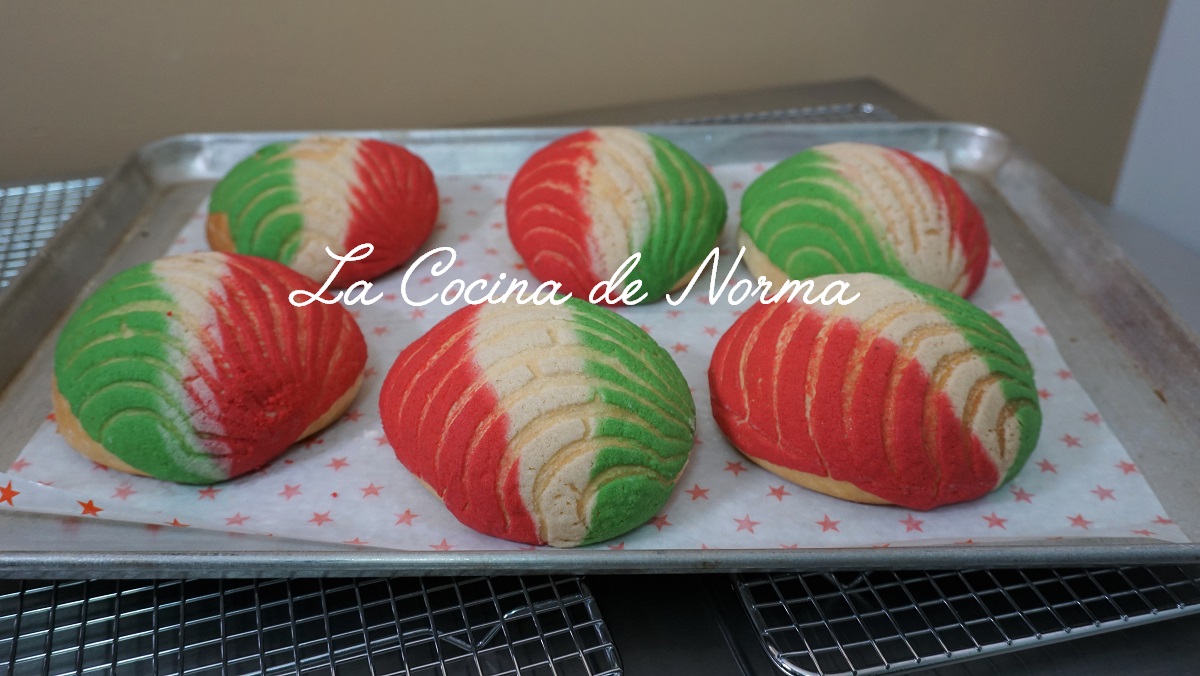 CONCHAS TRICOLORES ¡¡VIVA MEXICO!! - La Cocina de Norma