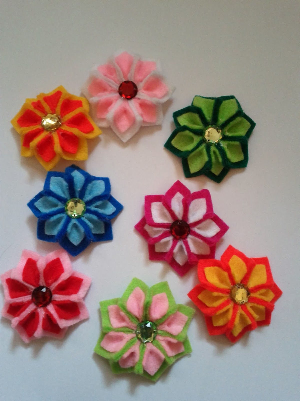 meedy's craft: bunga flanel