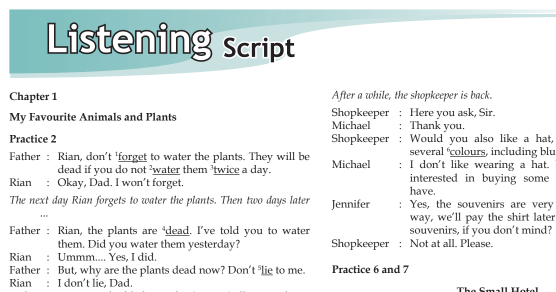 Listening Script and Answer Key ( 2 St) - Science639