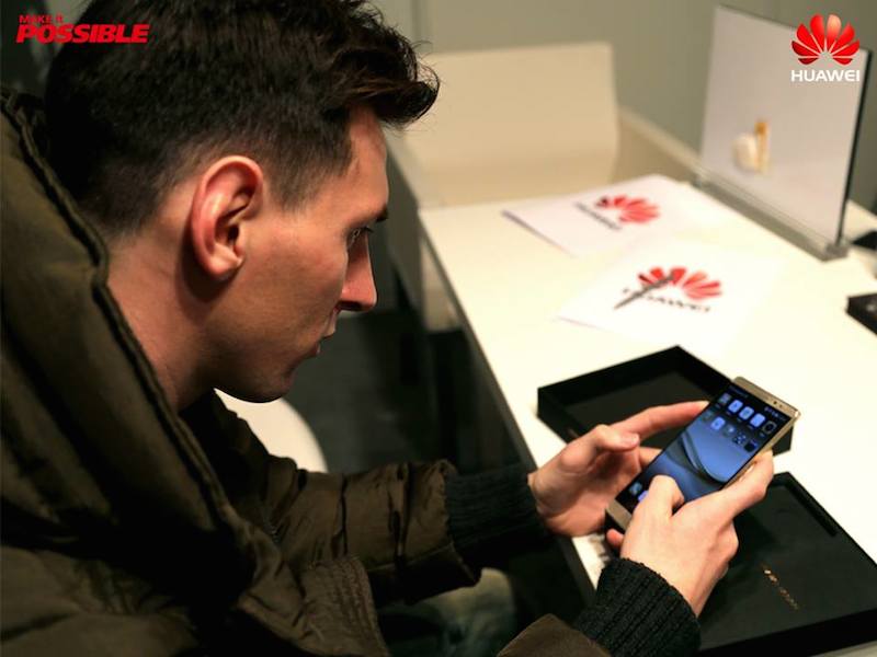 Huawei Signs Lionel Messi as Brand Ambassador (Photos & Video ...