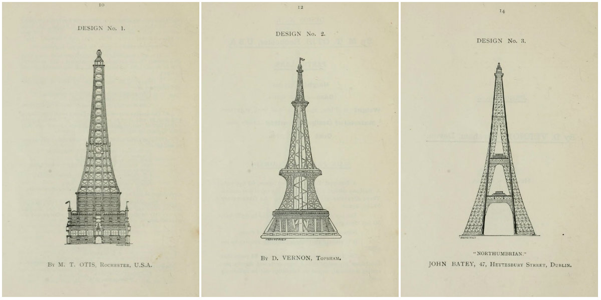 Gallery of 68 Competitive Designs for the Great Tower for London, 1890 ...