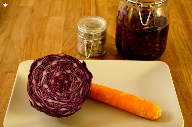 Farine d'étoiles: Carottes et chou-rouge lacto-fermentés (+ virée à ...