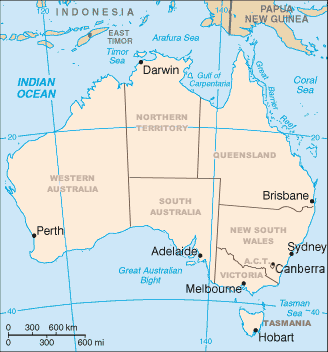 geografie: Australia