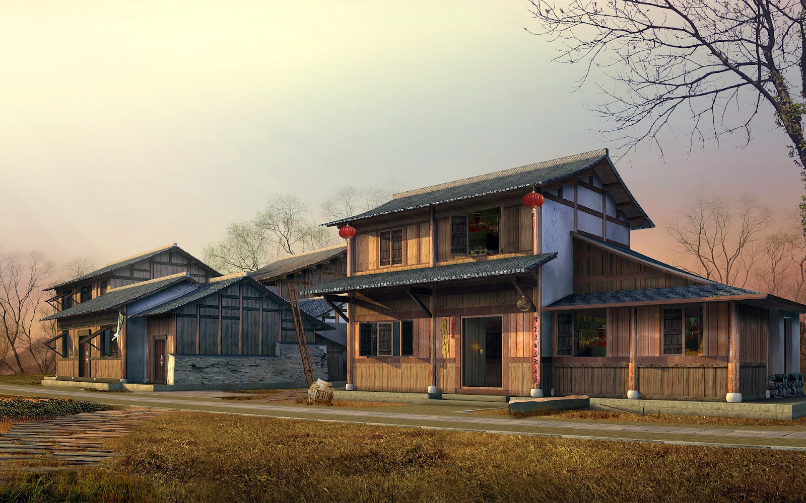 3D Huizen Wallpapers