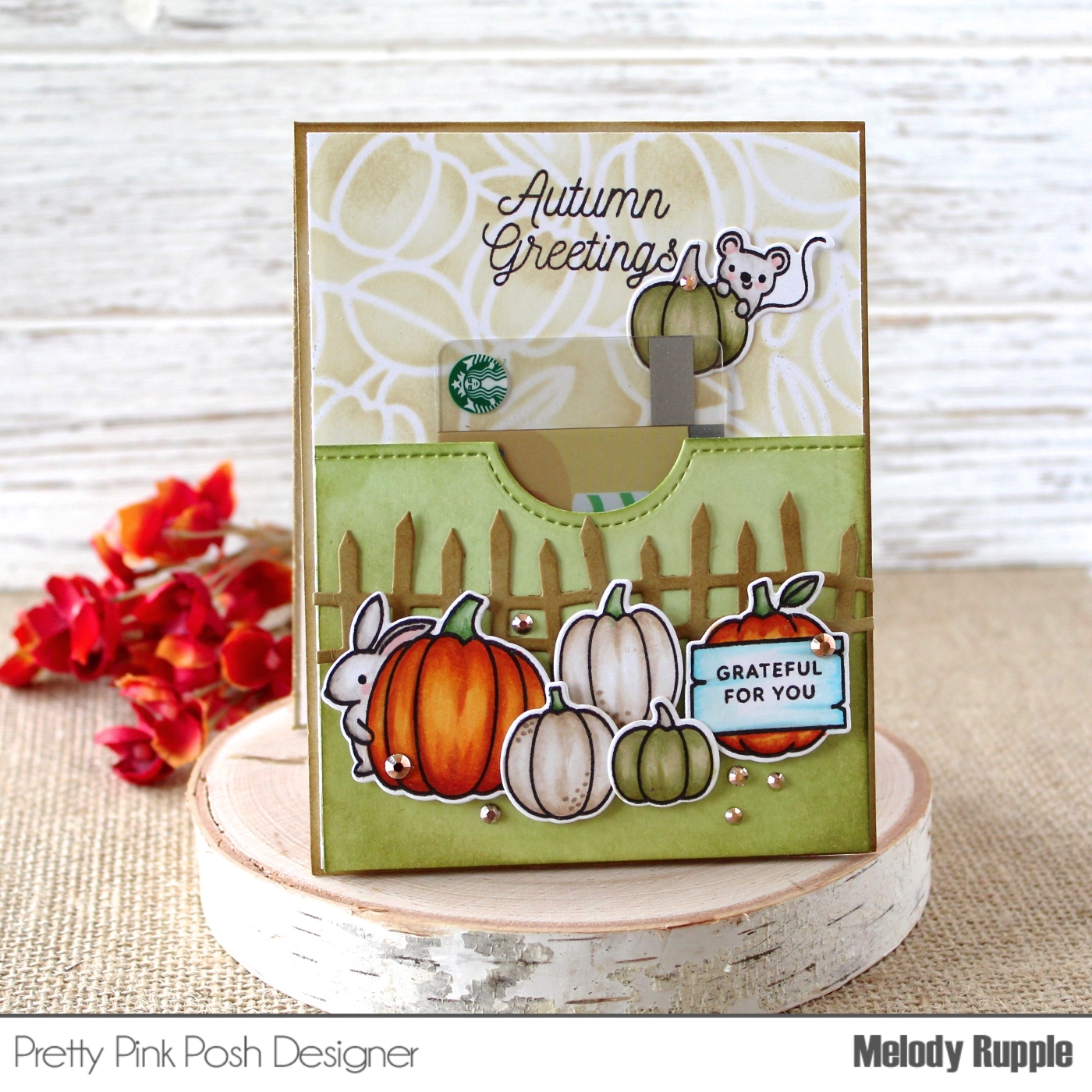 A Paper Melody: Fall Gift Card Holder