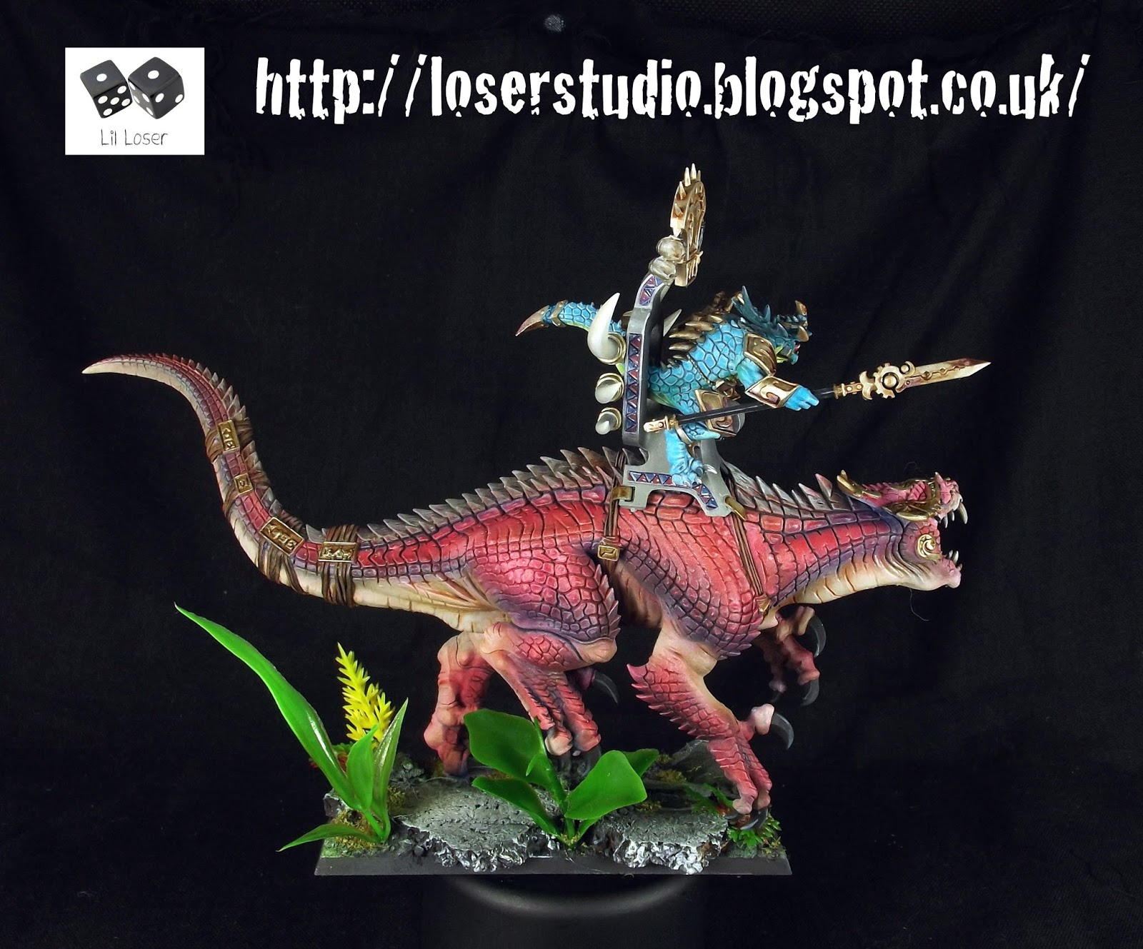 Apex Predator. New Lizardmen Carnosaur ~ LilLegend Commission Painting ...