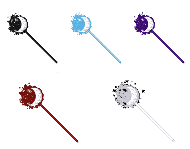 Painting's Gem Codes: Moonlight Galaxy Set