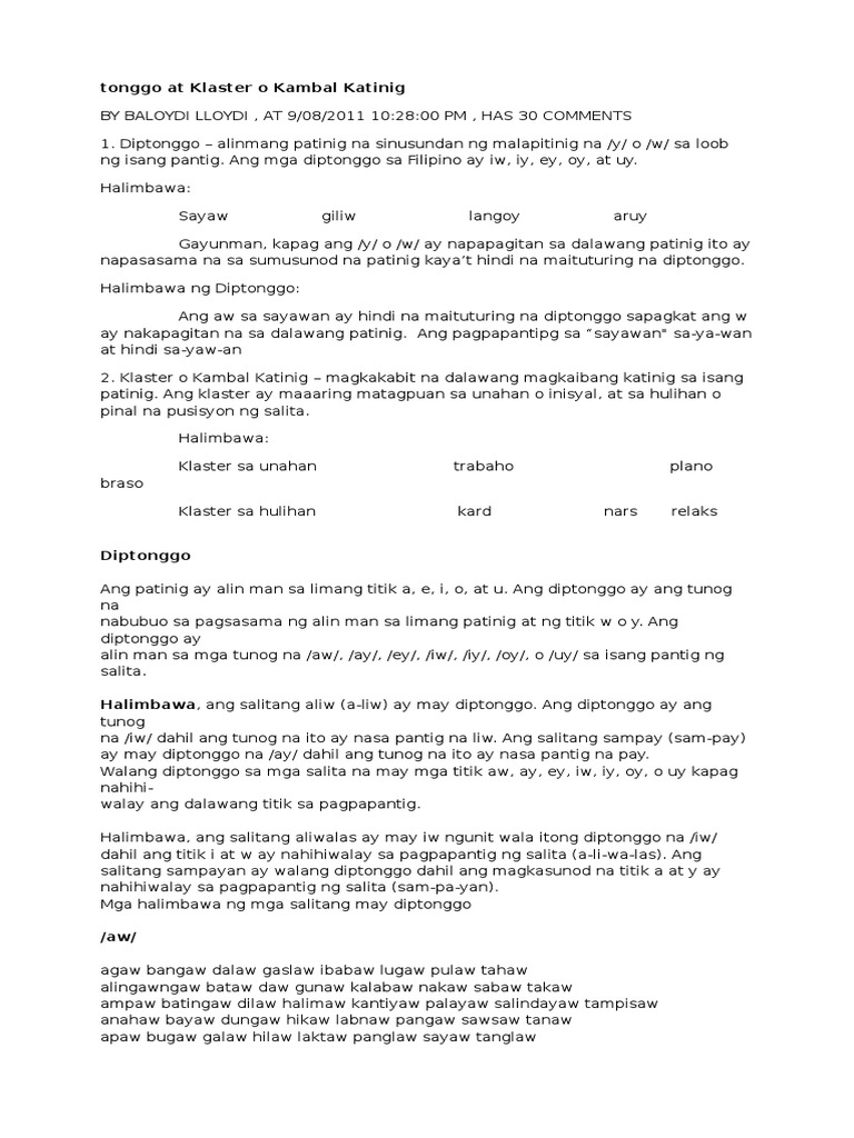 klaster halimbawa - philippin news collections