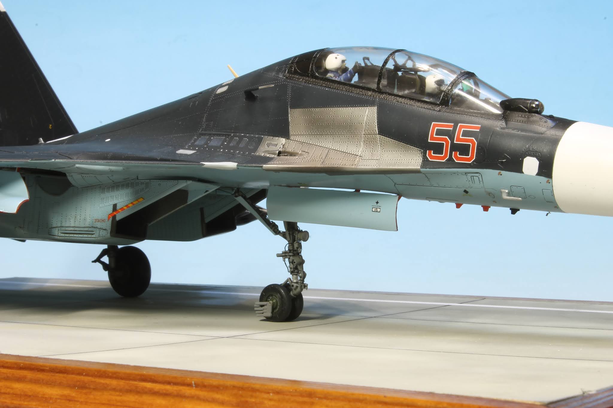 Istvan Michalko's scale models: SUKHOI Su-30SM Flanker-H 'Red 55 ...