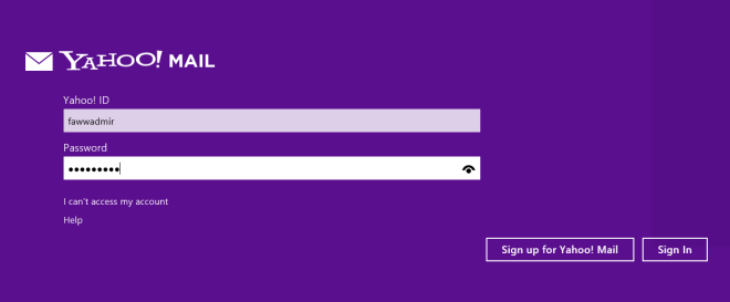 Yahoo Mail Inbox Yahoo Mail Login In Screen