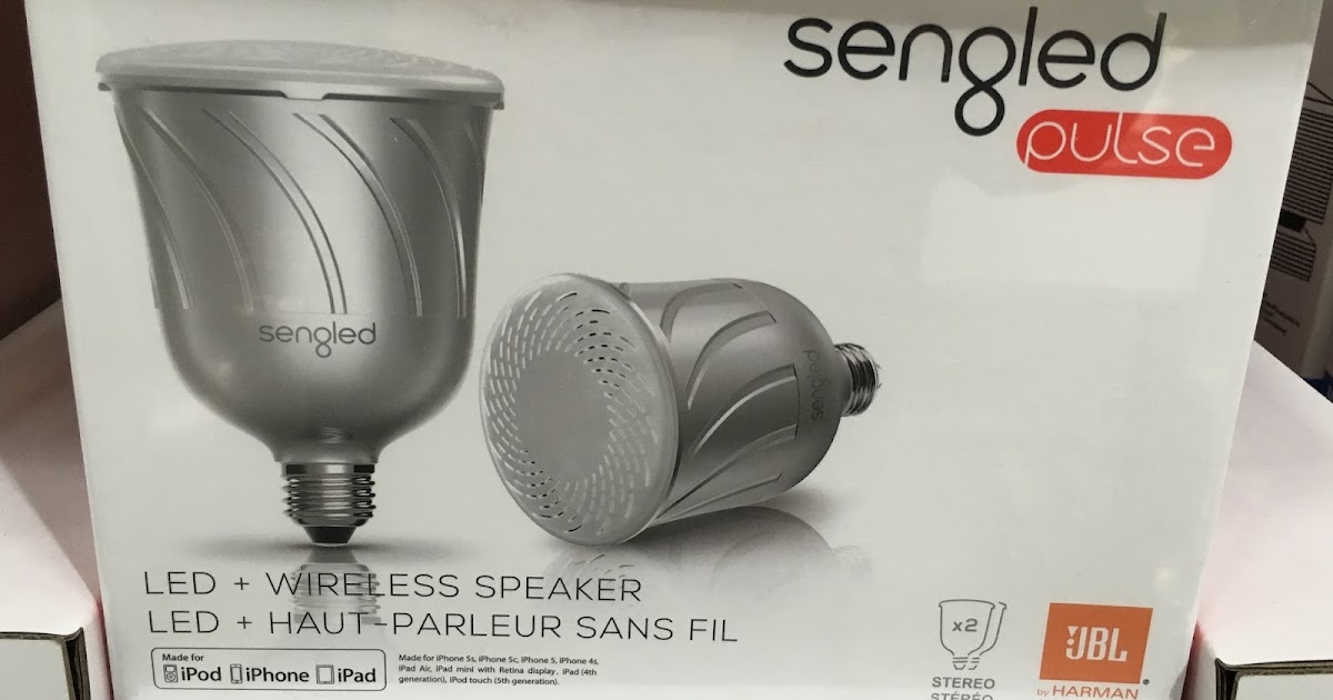 Sengled Pulse Wireless Light Bulb Speaker (Model C01-BR30) | Costco ...