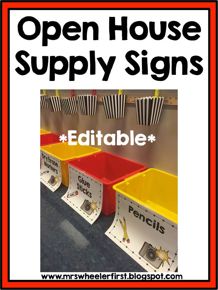 Preparing for Open House | Mrs. Wheeler's First Grade Tidbits | Bloglovin’