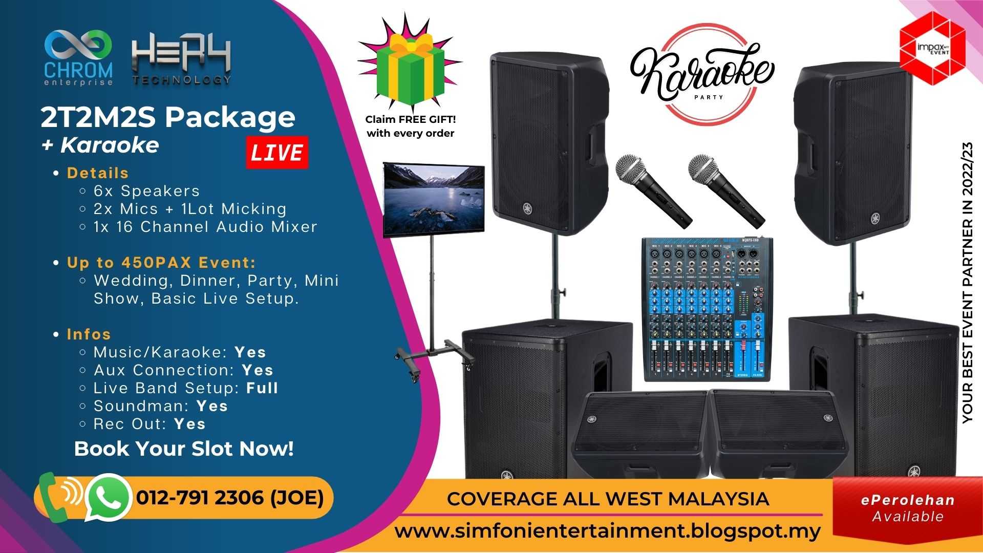 Senarai Sewa PA System / DJ Karaoke & Lighting Murah Dan Terbaik JB KL ...