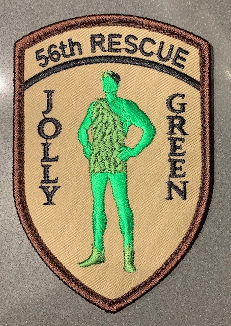 THE USAF RESCUE COLLECTION: USAF 56th RQS / Jolly Green / Faceless Patch