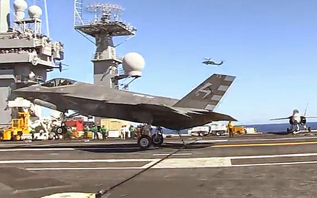 Elements Of Power: F-35C Makes First Carrier Traps