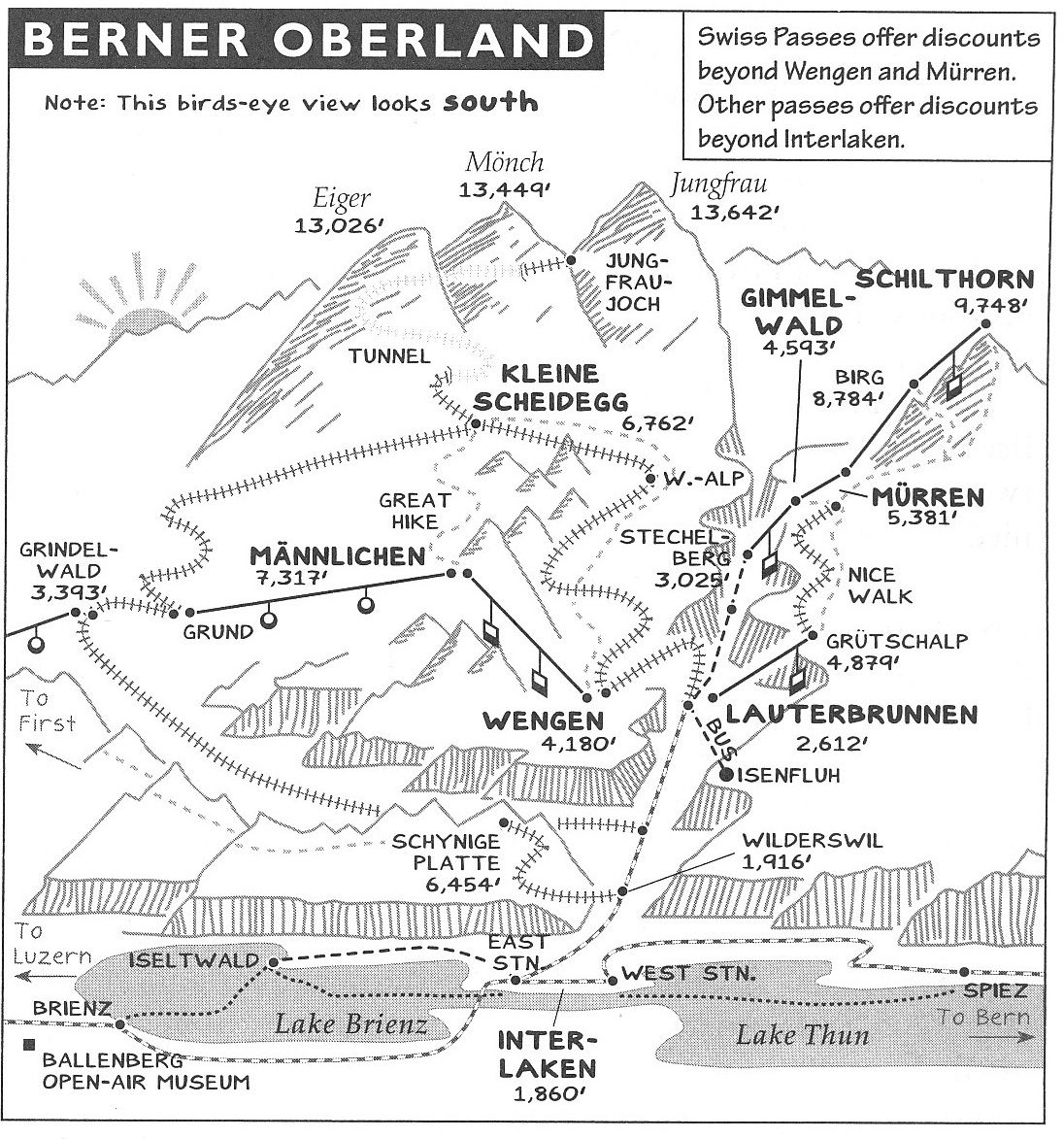 Penny's Travels: Rick Steve's Sketch of the Berner Oberland