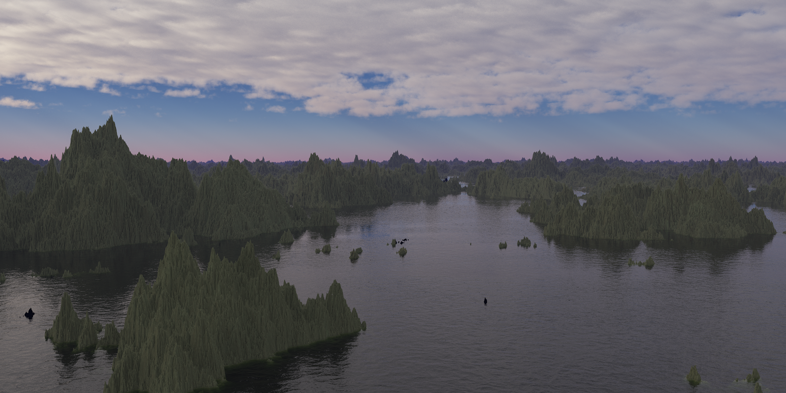 New test image from Terragen 4 {still not happy with the rendering of ...