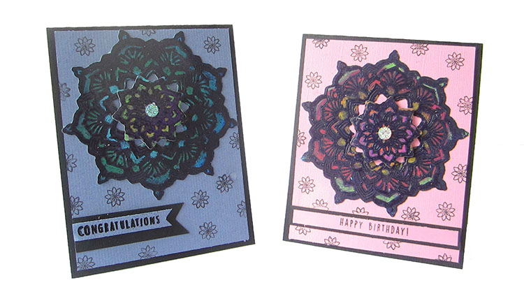 Concord and 9th Mandala Cards with Scratch Resist Technique–Video ...