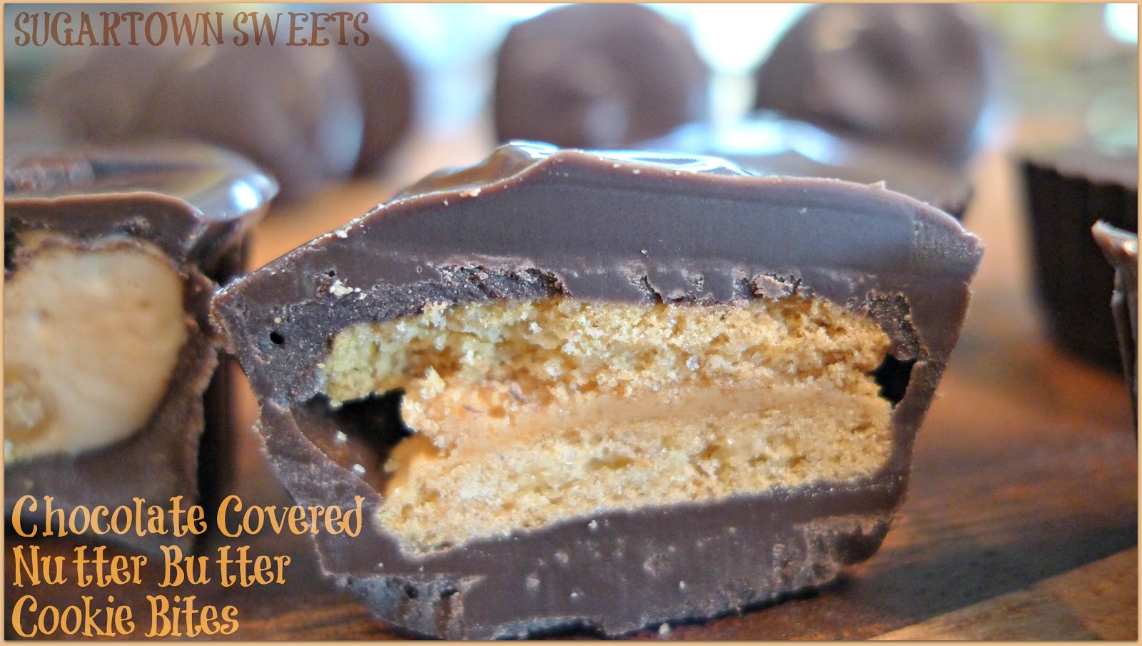Sugartown Sweets: Chocolate Covered Peanut Butter Mallow Cookie Cups