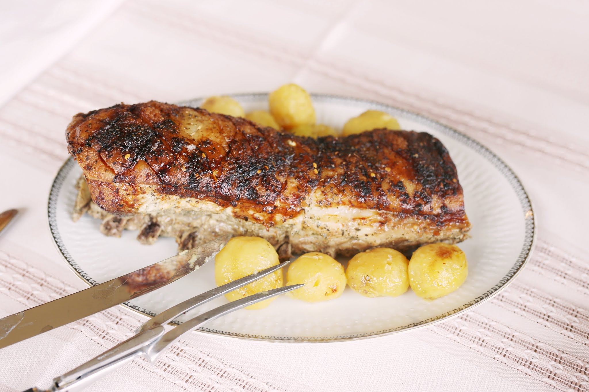 Gera virtuvė: Kepta kiaulienos šoninė