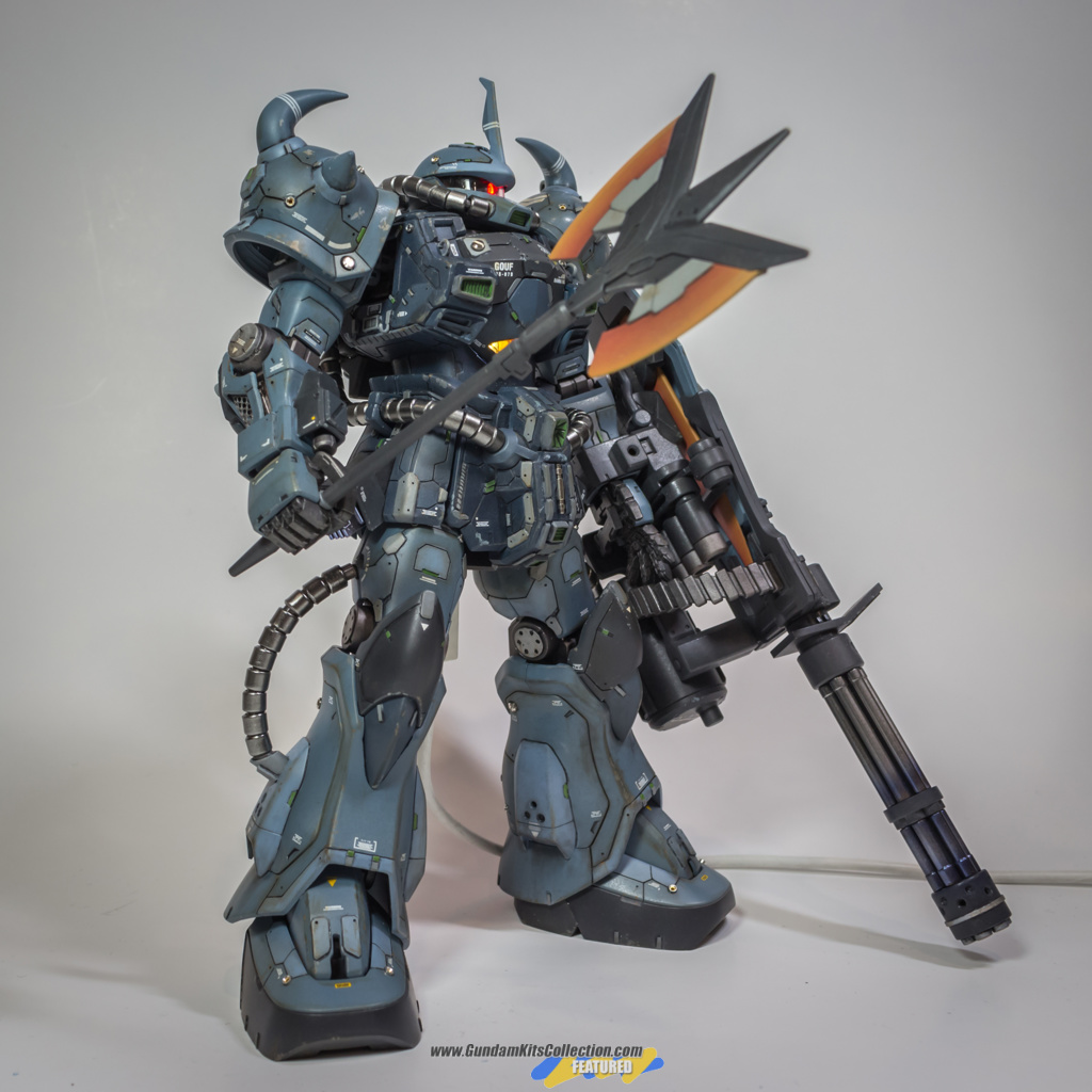 Custom Build: MG 1/100 Gouf Custom [Detailed]