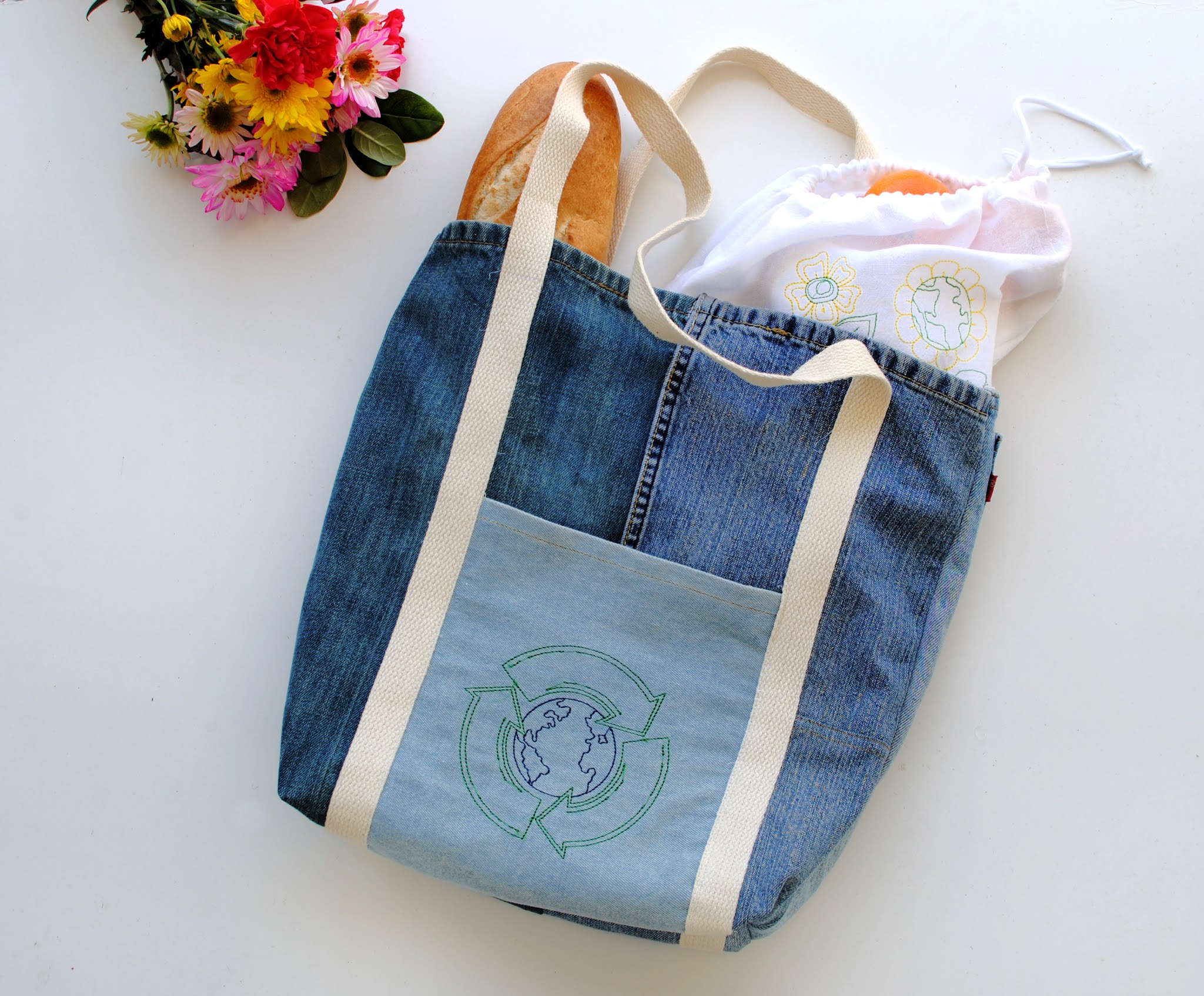 Trash To Couture: DIY Earth Day Projects: Reusable Produce Bags