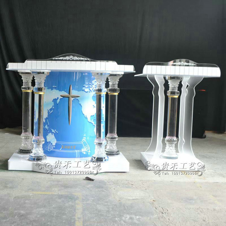 Shenzhen GuiHe organic glass products: acrylic church pulpit with ...
