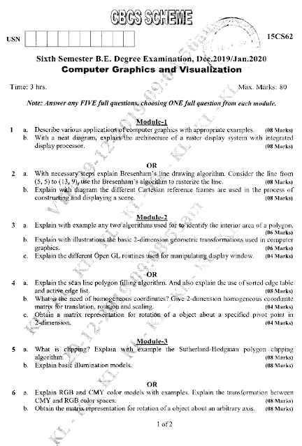 Visvesvaraya Technological University B.E. COMPUTER SCIENCE (CBCS ...