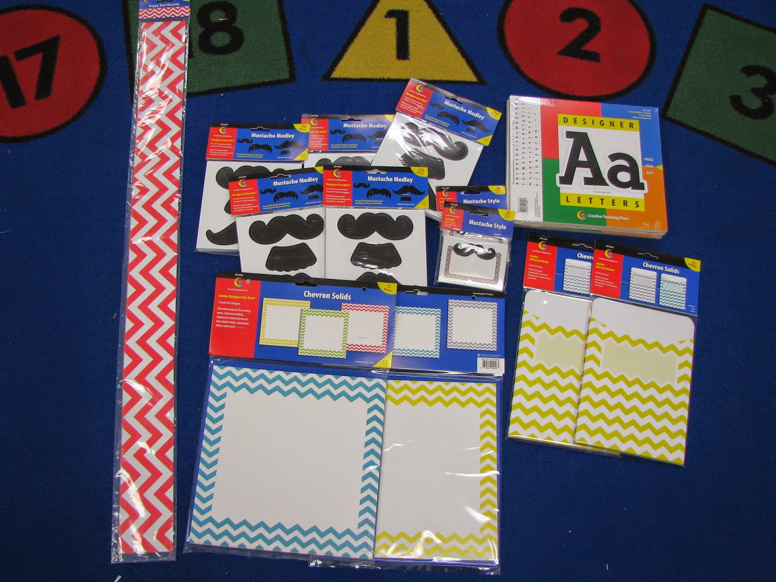 The Kinder Garden: Mustache and Chevron Love from Creative Teaching ...