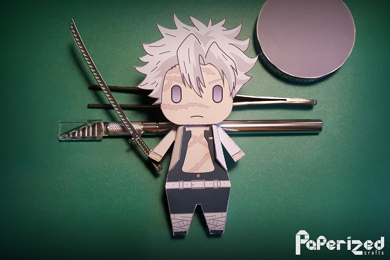Demon Slayer: Sanemi Shinazugawa Paperized | Paperized Crafts