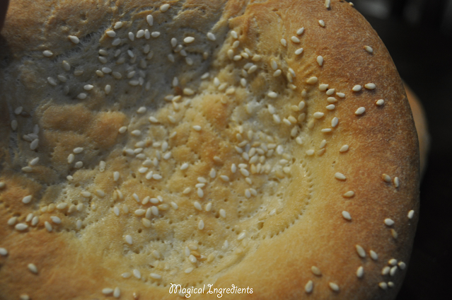 Uzbek Non / Obi Non - Whole Wheat Version - Magical Ingredients