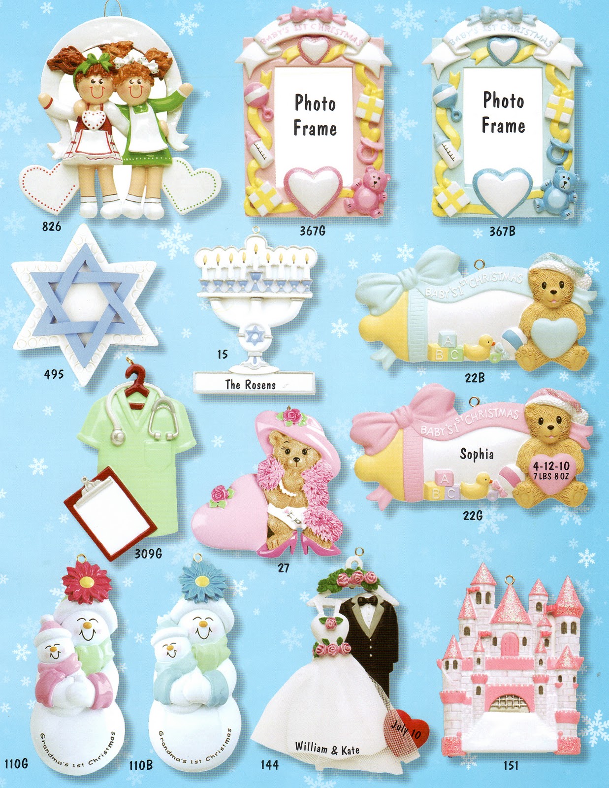 Lady J Designs Ornaments