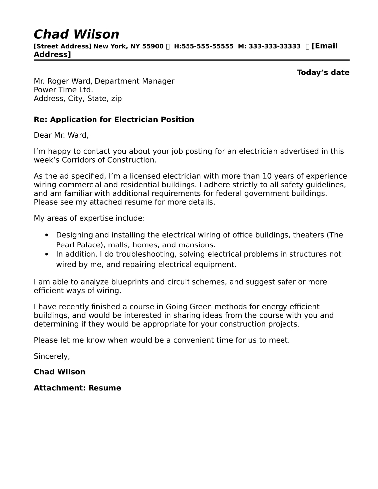 Federal Job Cover Letter Sample ~ Resume Letter