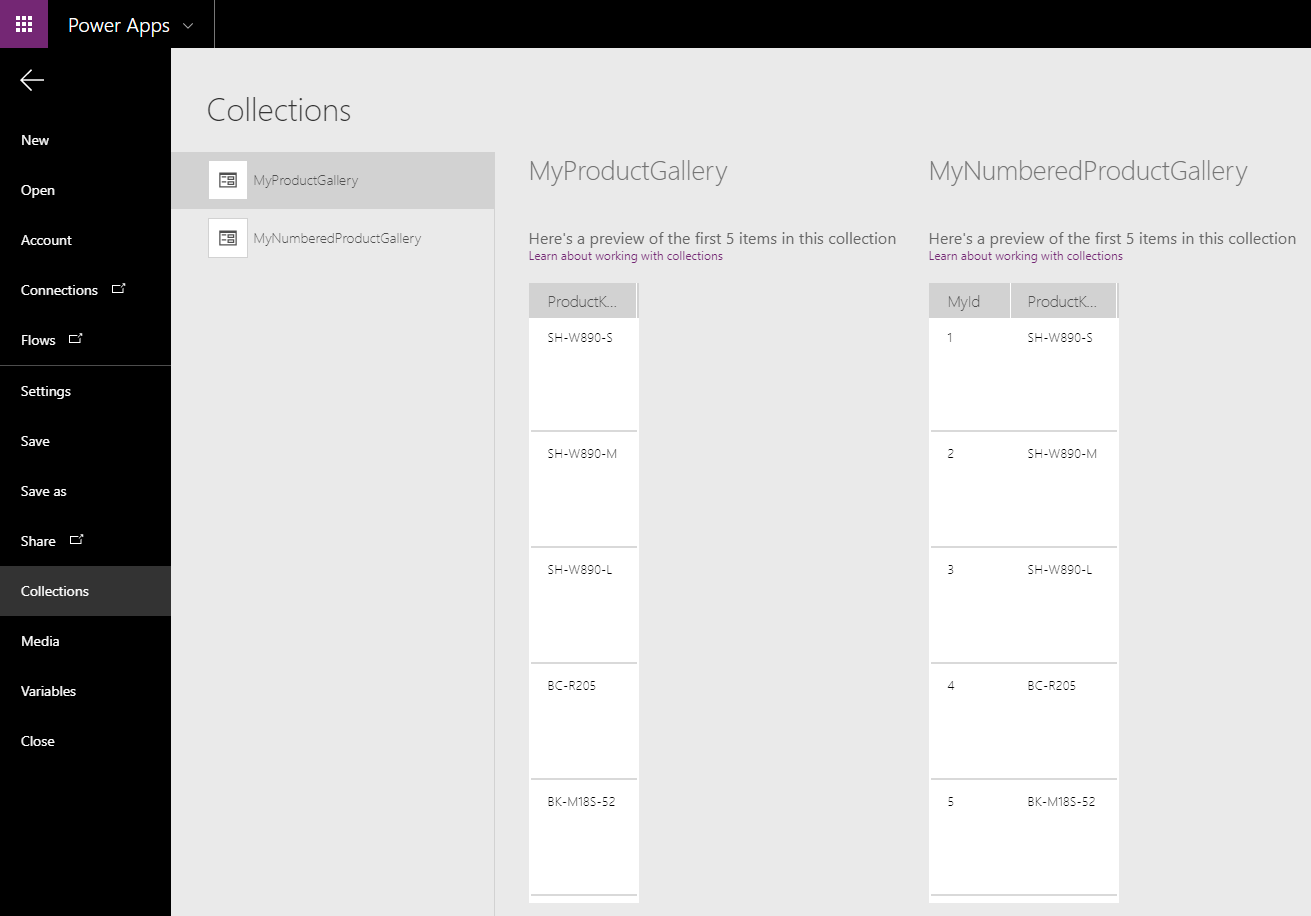Microsoft BI Tools: Power Apps: Get next item from gallery Microsoft BI Tools: Power Apps: Get next item from gallery