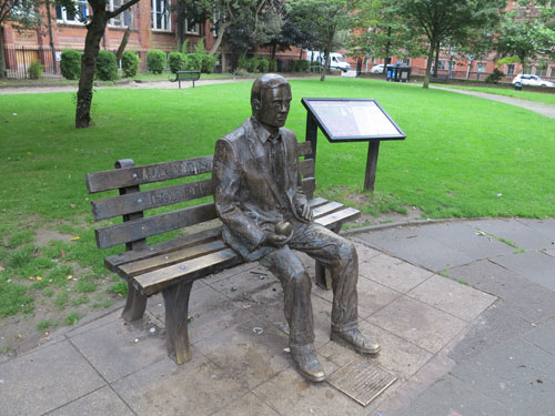 Alan Turing Memorial Sackville Park - Britain All Over Travel Guide