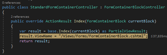Optimizely Form Container Block with Razor View | Inside The Box