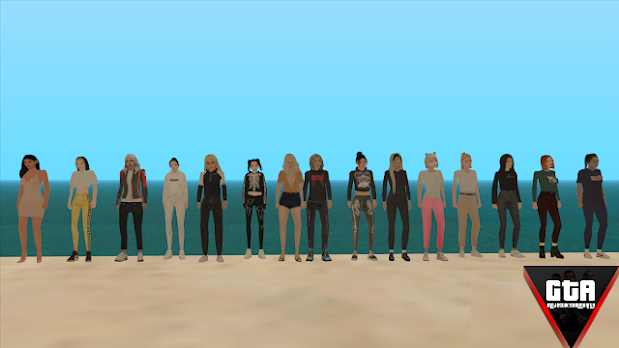 MTA 40 Adet Roleplay Skin Paketi