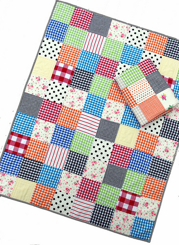 Red Pepper Quilts: Gingham Galore ~ Two Finished Quilts!