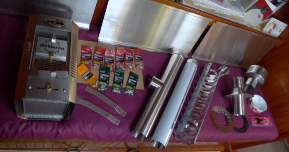 Traveler at Sea: Installing a Dickinson Solid Fuel Marine Heater