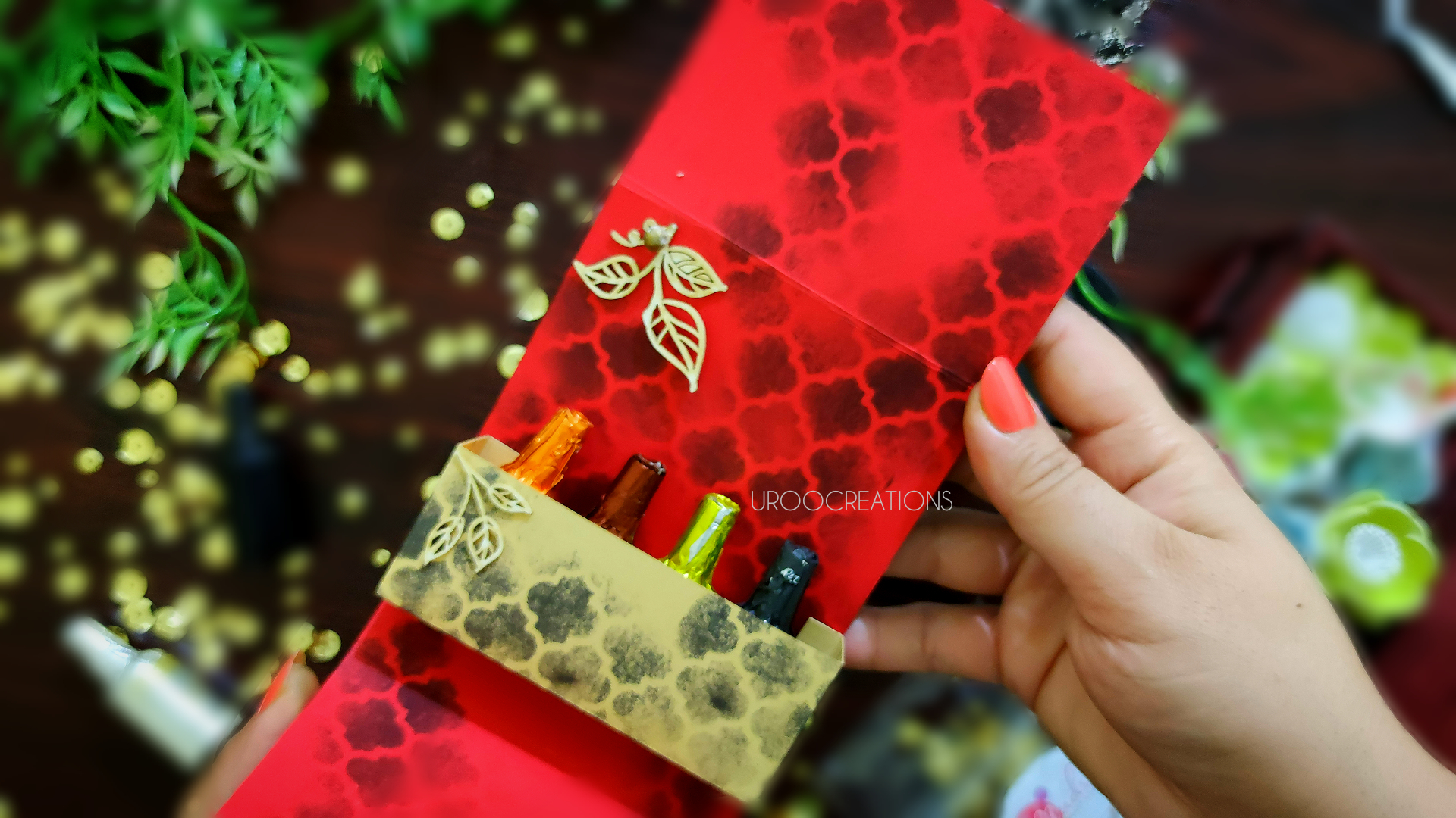 UROO CREATIONS: DIY MINI CHOCOLATE BOX - Christmas Gifting Idea