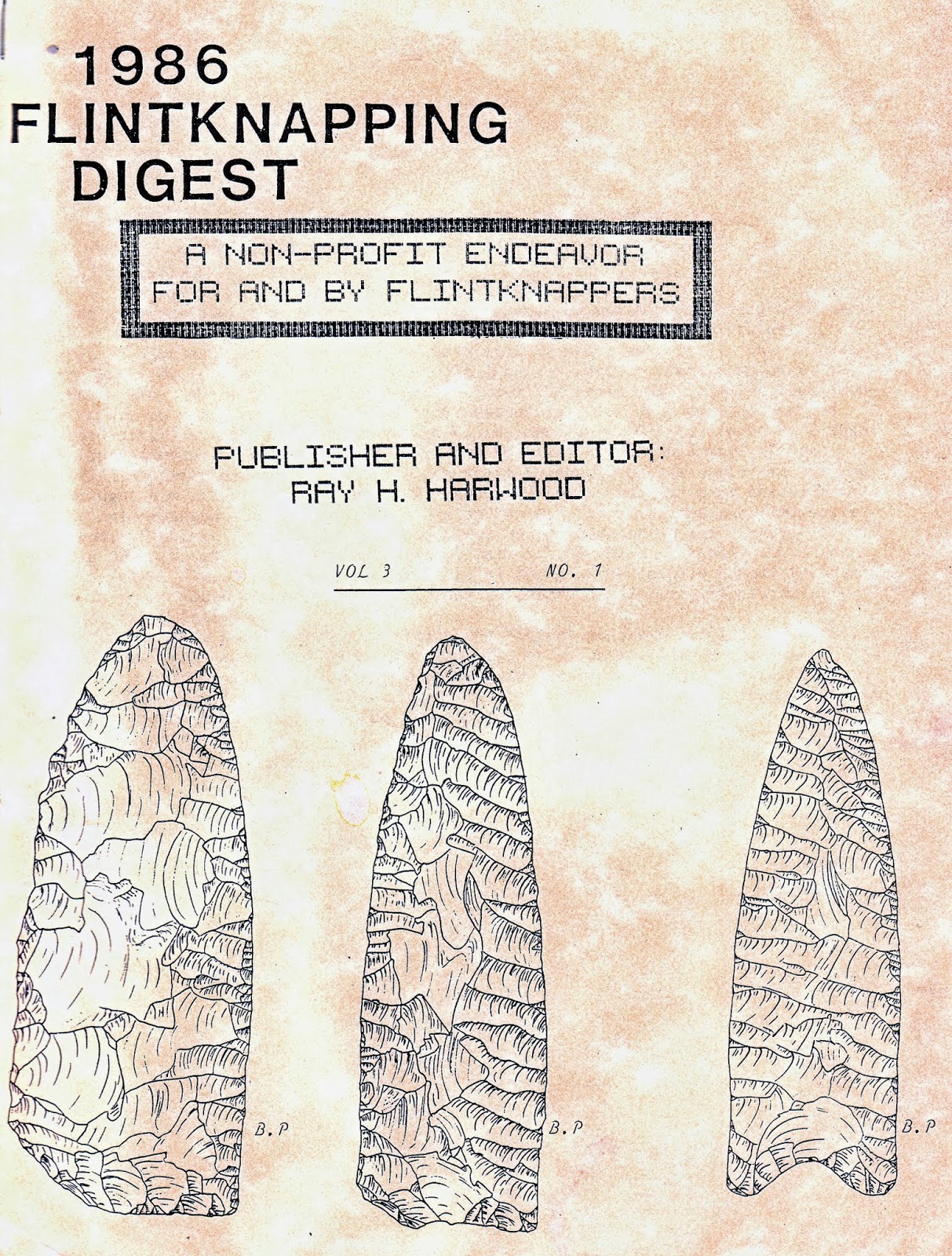 FLINTKNAPPING MAGAZINE: FLINTKNAPPING MAGAZINE VOL. 1. NUMBER. 5 ...